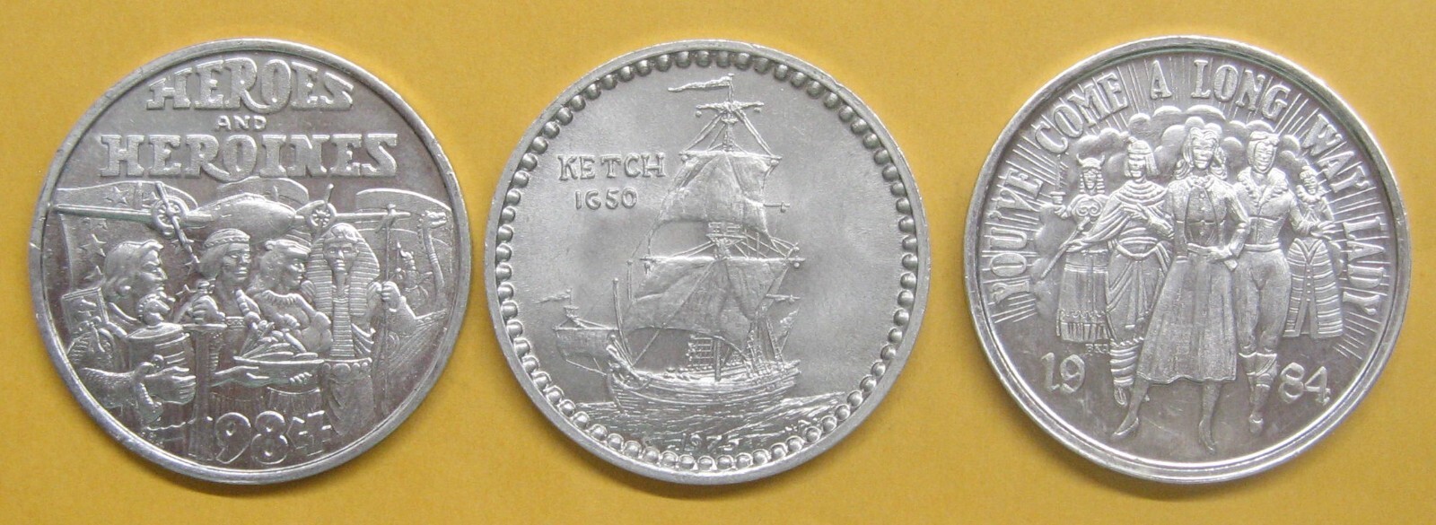 Lot of 3 Vintage Mardi Gras Coins Doubloons Tokens Take a Look | eBay