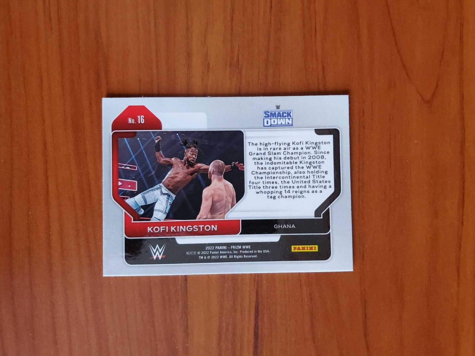 Kofi Kingston - 2022 Panini Prizm WWE Wrestling Debut Edition Base Card ...