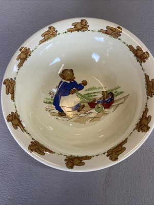 Baby Dish Vintage SylvaC Ware England Teddy Bears Pottery Keepsake Gift ...