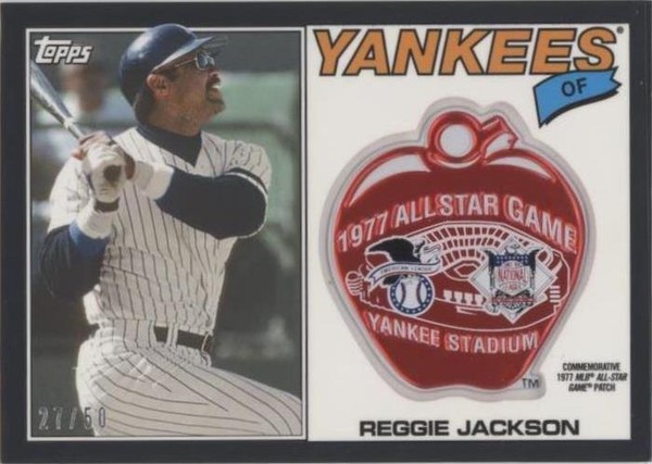 2017 Topps - MLB All-Star Game Patches Black #ASL-RJ Reggie Jackson /50 ...