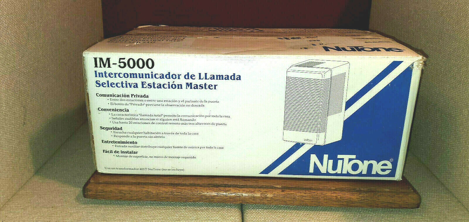 NuTone IM-5000 Selective Call Intercom Master Station Amplifier IM5000 ...