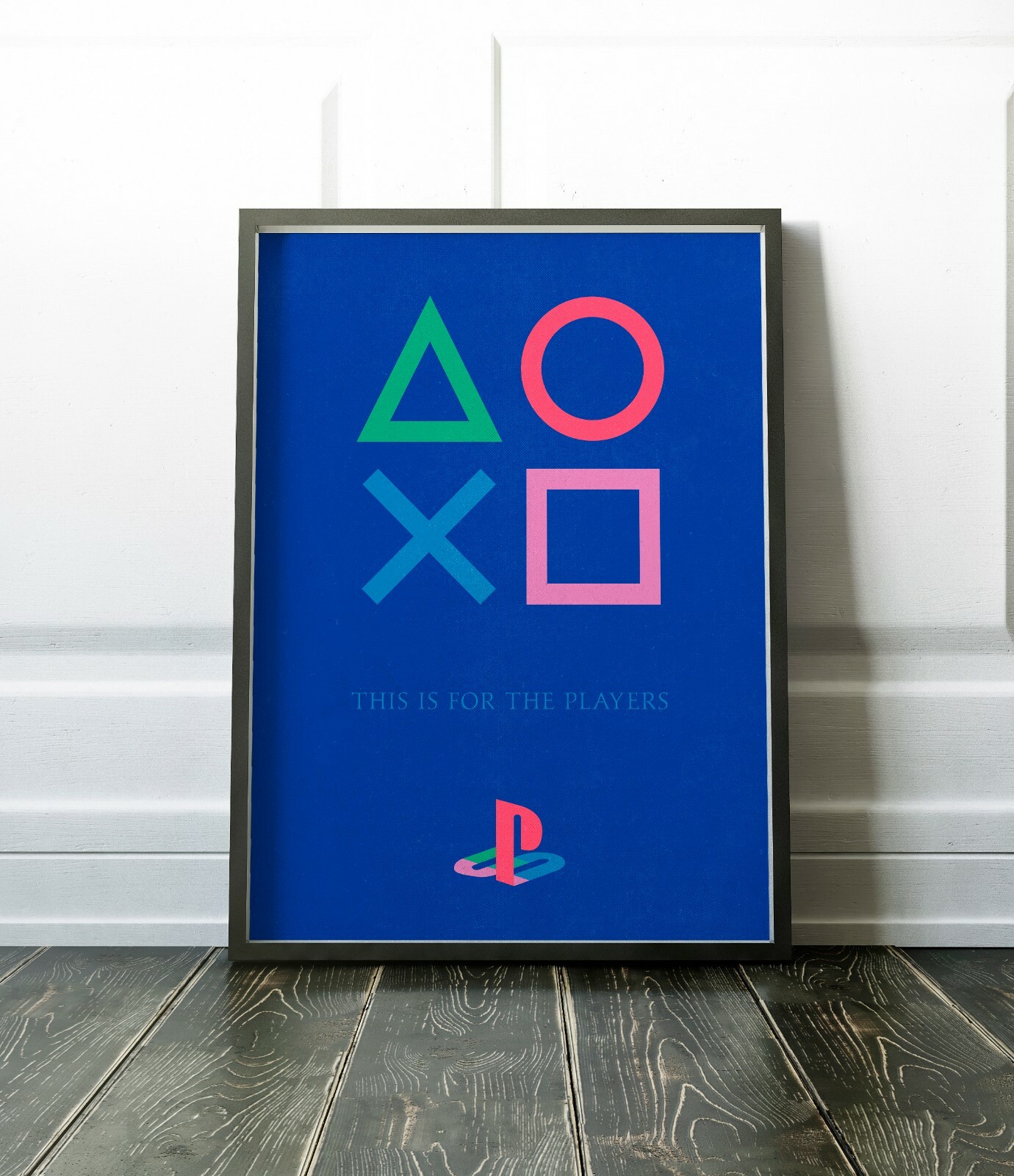 PlayStation poster, this is for the players, videogame art, Sony Play ...