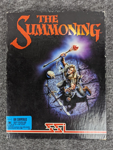 Vintage PC Game: The Summoning Big Box 1992 SSI Rare U.S. Version 3.5 ...