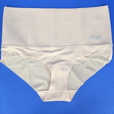 SheCurve Shapewear 2XL Beige High Waist Seamless Tummy Control Brief ...