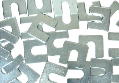 Body Fender Shims- 1/16" and 1/8" Thick- 3/8" Slot- 48 shims (24ea)- AD ...