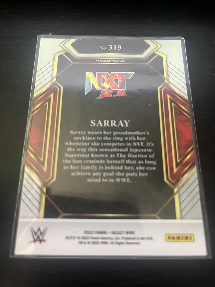2022 panini select wwe Sarray Mezzanine | eBay