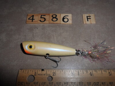 T4586 F VINTAGE SURFACE TOPWATER WOODEN LUHR JENSON FISHING LURE | eBay