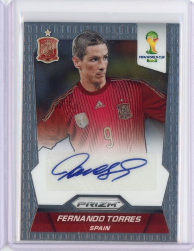 2014 Prizm World Cup Soccer Fernando Torres Auto Spain | eBay