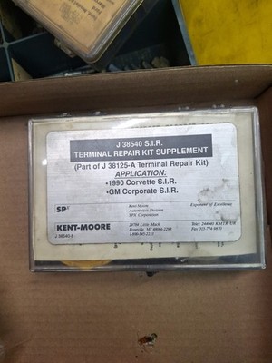 KENT MOORE J-38540 S.I.R. SIR TERMINAL REPAIR KIT SUPPLEMENT 1990 ...