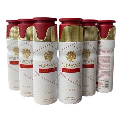 RIFFS FOREVER ABSOLU perfumed Body spray { 6 BOTTLES } 200 ml each | eBay
