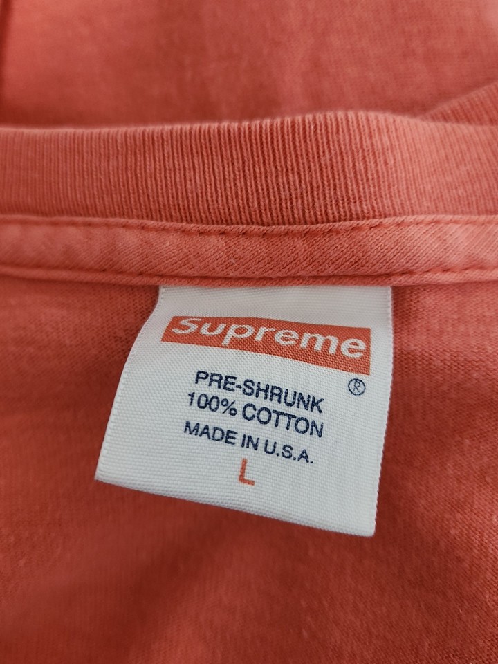 SS13 Supreme Wackies tee Orange size Large L t-shirt vintage box logo ...