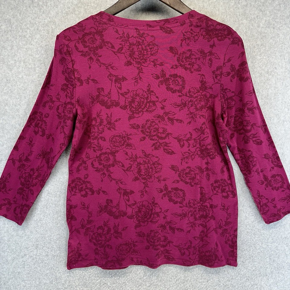 Basic Editions K-Mart Womens Lightweight Top Size Medium Purple New ...