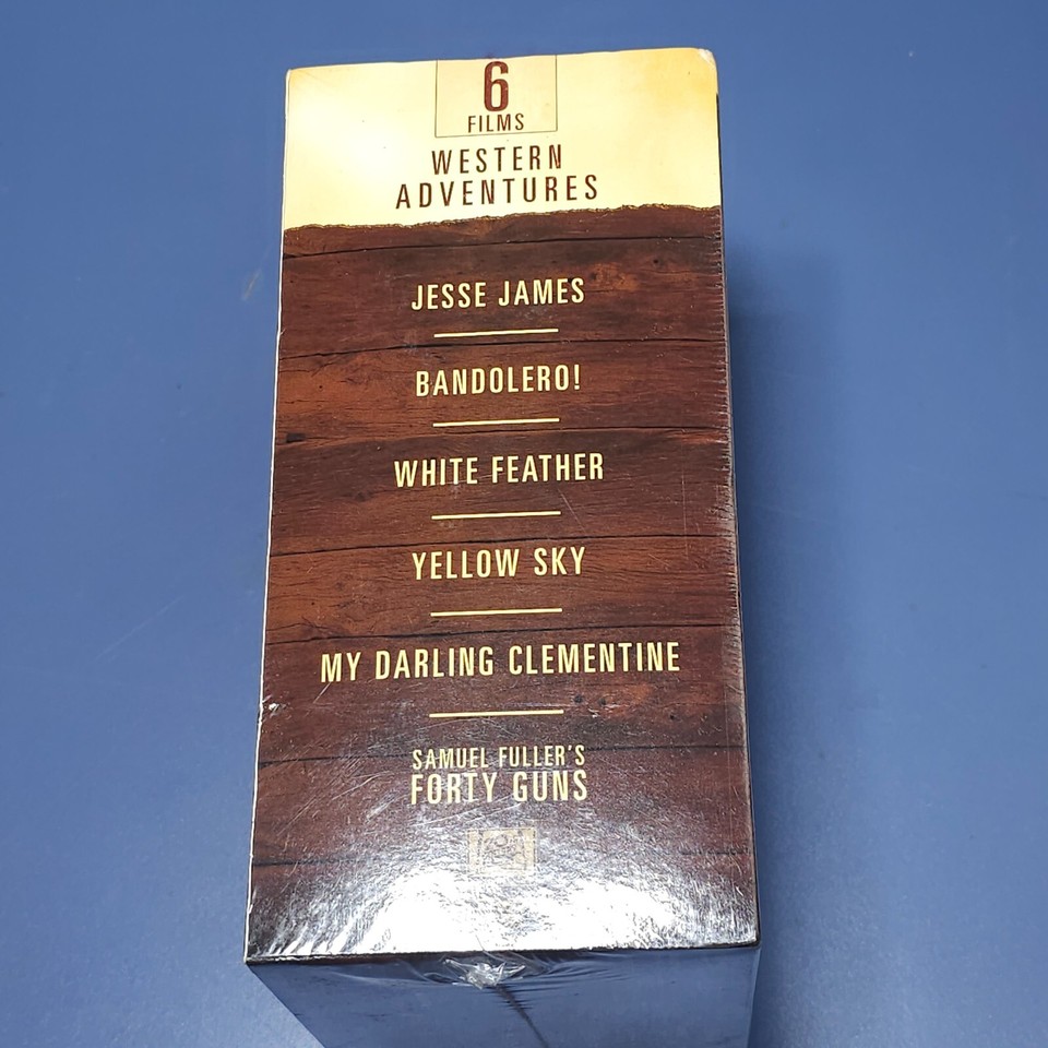 New 6 Film Western Movie Collection DVD Box Set Jesse James Bandolero ...