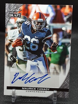 MAURICE CANADY 2016 LEAF DRAFT AUTO RC RAVENS COWBOYS VIRGINIA ...