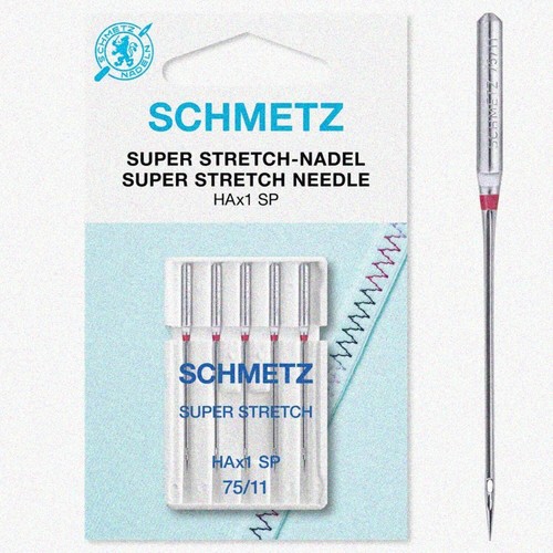 StretchMaster Serger Needles - 5 Pack (Size 75/11) - Super Stretch ...