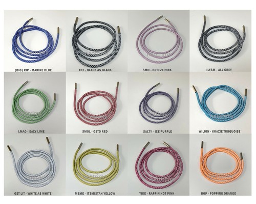Reflective Bootlaces,Hoodie Cord Rope Shoe Lace Neotrims 6mm Silver ...