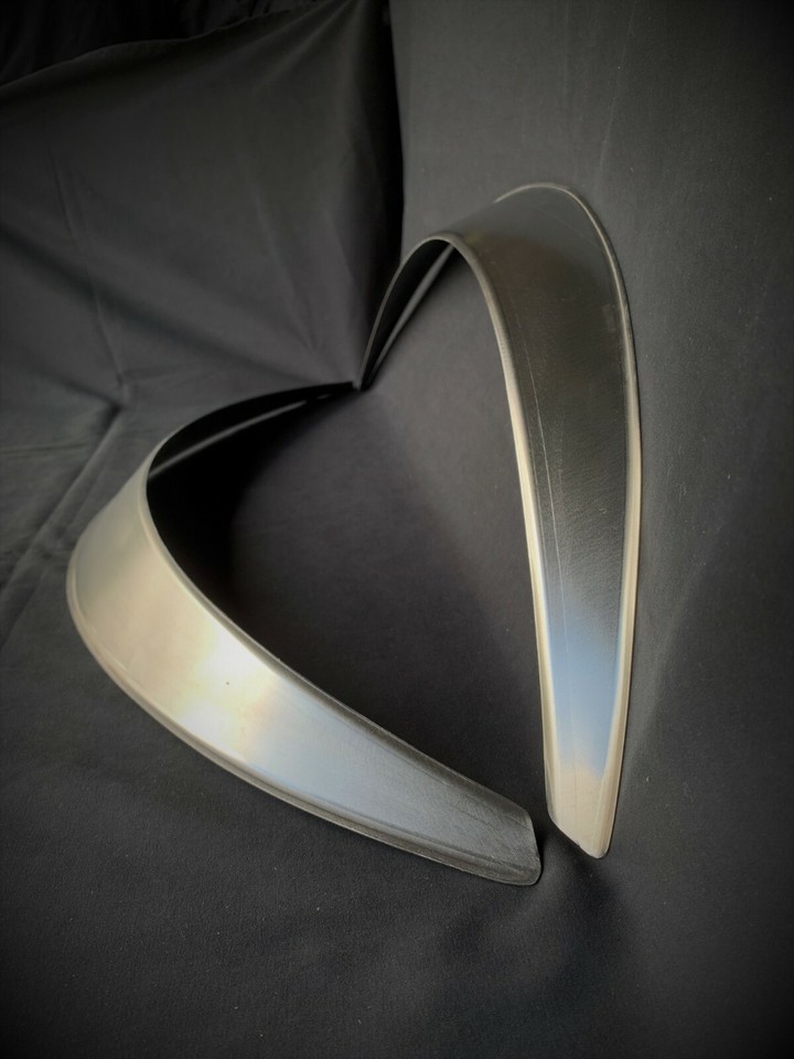 Universal Metal Fender Flares Style 1: 2" Wide, 2-piece set (hand-made ...