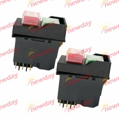 2pcs For Ridgid - R4514T Table Saw Push Button Switch 6pins | eBay