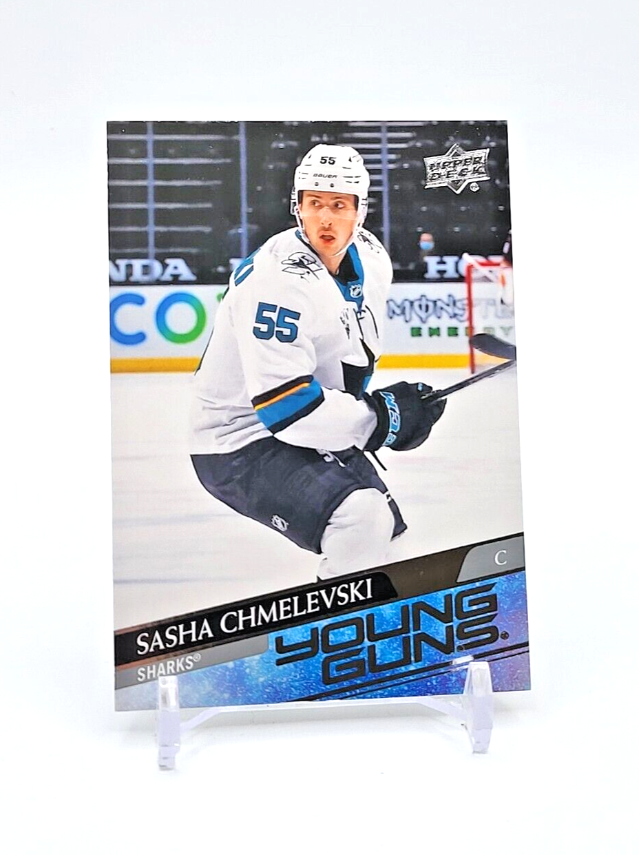 Sasha Chmelevski "Young Guns" ROOKIE 2020-21 Upper Deck Extended Series ...