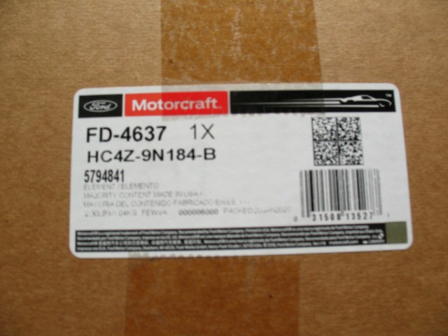 Motorcraft FD4637 Fuel Filter for sale online | eBay