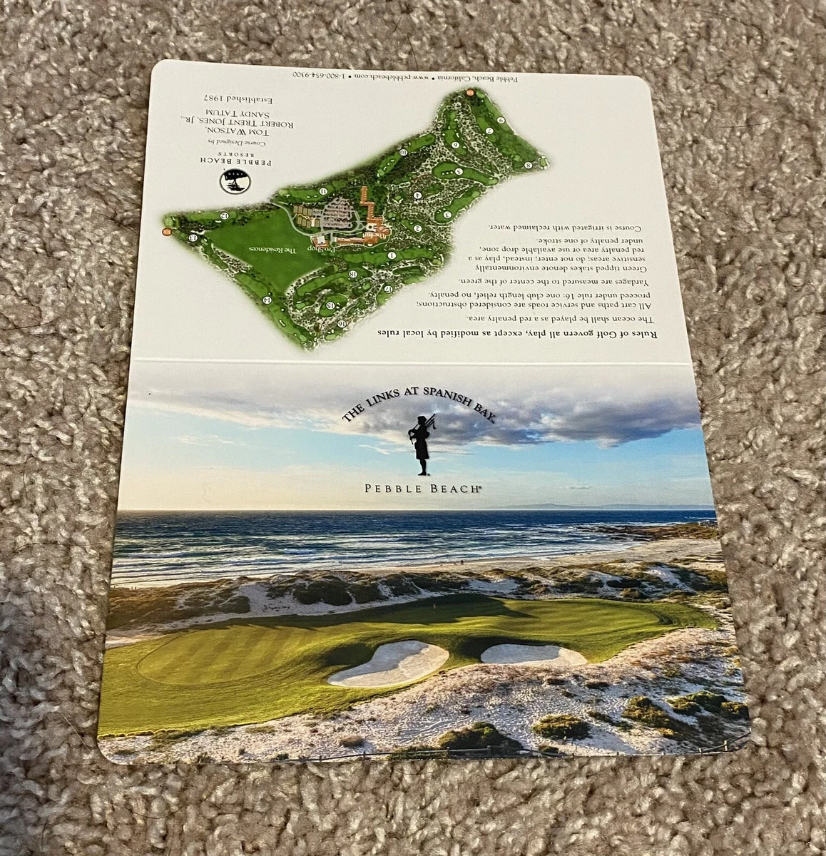 Spanish Bay Golf Course Layout