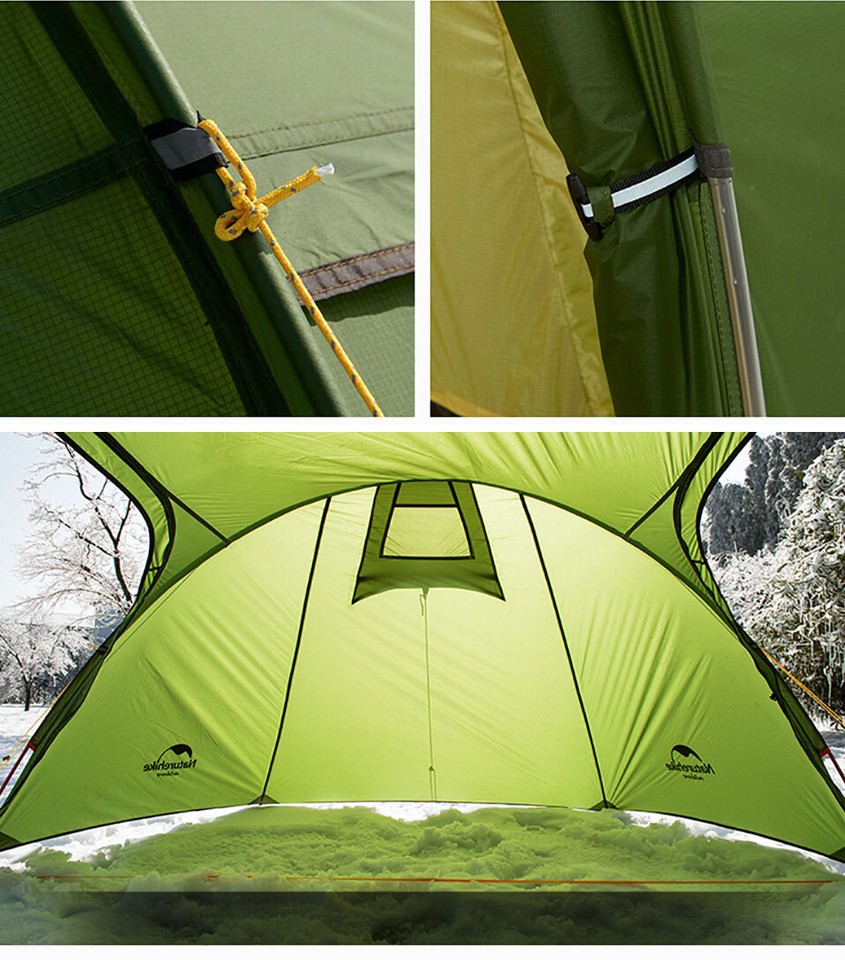 Hiking Tent 4 Season Tent Ultralight Family Travel Tent Waterproof ...