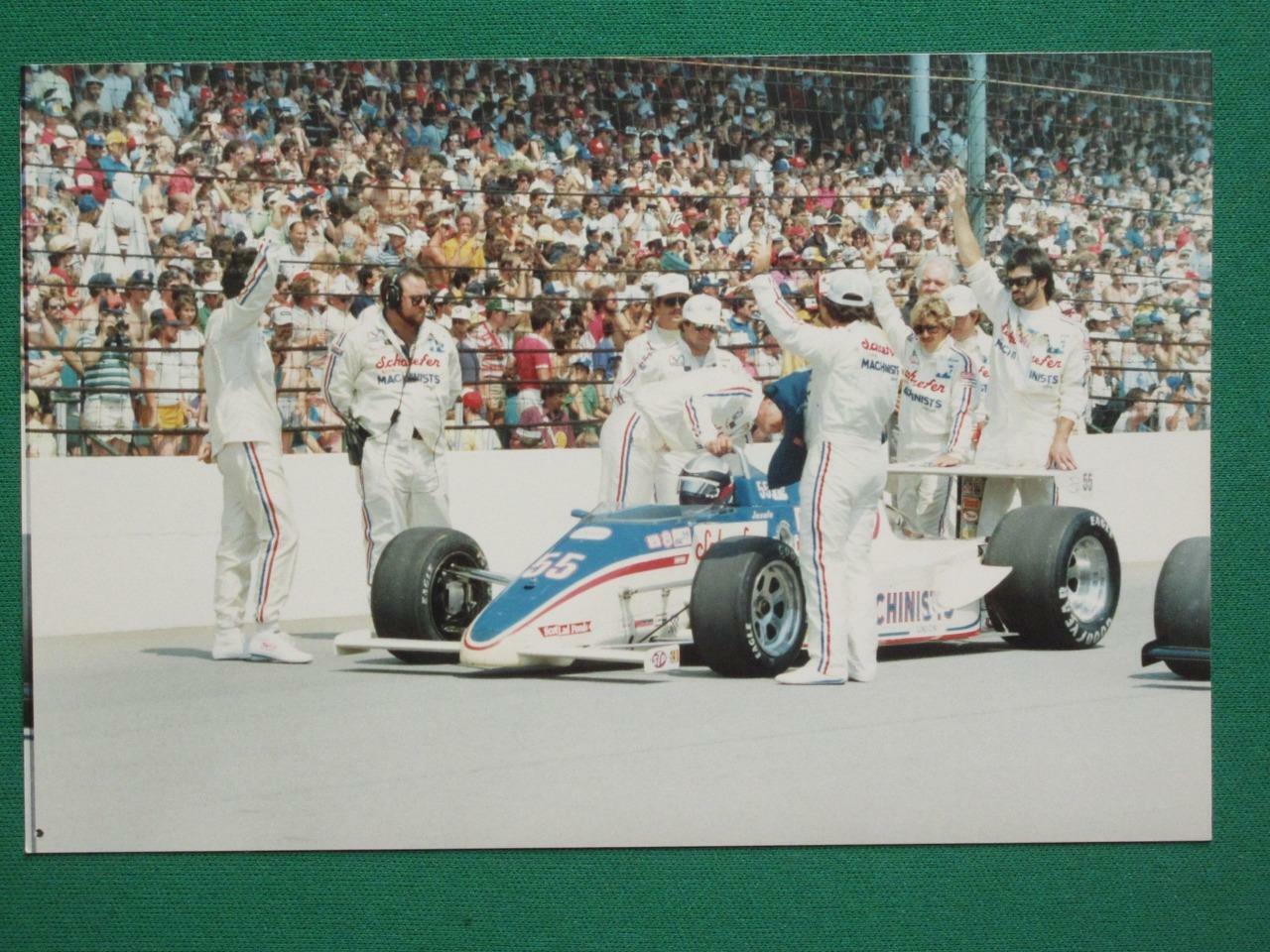 1984 INDIANAPOLIS 500 JOSELE GARZA SCHAEFER RACING RACE VINTAGE MEXICAN ...