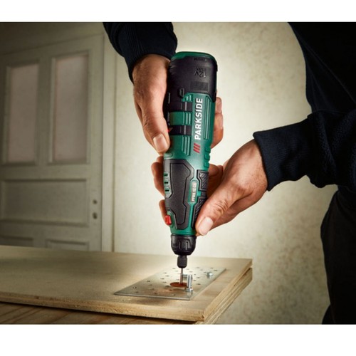 Parkside 12V Cordless Rotary Multi Tool Precision Drill Grinder +50 ...