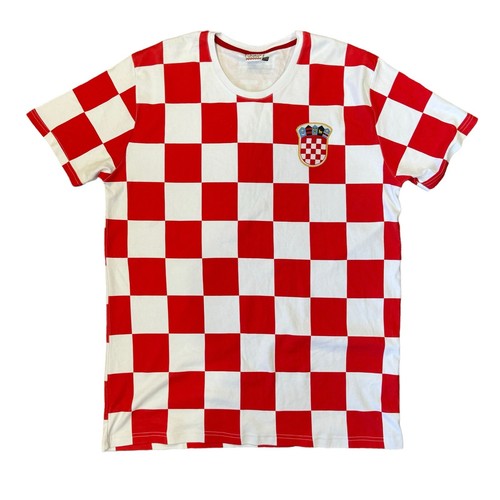 Croatia Jersey Shirt Size 3XL Red White Check Embroidered Patch Croatia ...