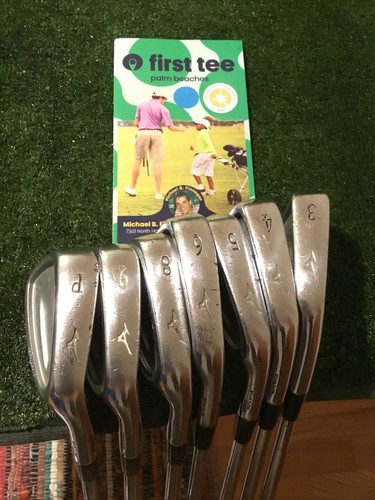 Mizuno MP-57 Cut Muscle Irons Set 3-PW (No 7 Iron) Stiff Steel Shafts ...