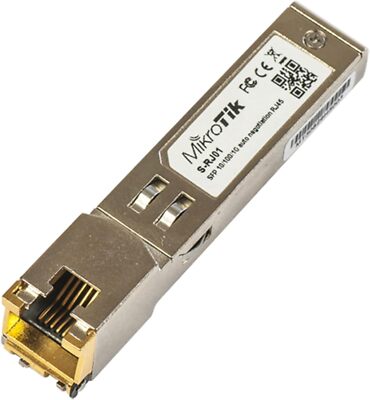 Silver Sfp Module Rj45 10 100 1000M Compatible With Cloud Core Routers ...