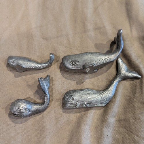 Spoontiques Pewter Metal Whale Lot Vintage Mini Miniature Animals | eBay