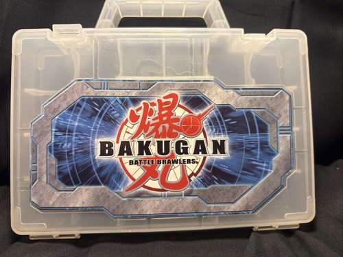 Bakugan Battle Brawlers Empty Clear/Red Storage Travel Case 24-Ball ...
