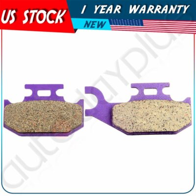 Rear Carbon fiber Brake Pads Fits 2006 2007 2008 2009 YAMAHA Raptor YFM ...