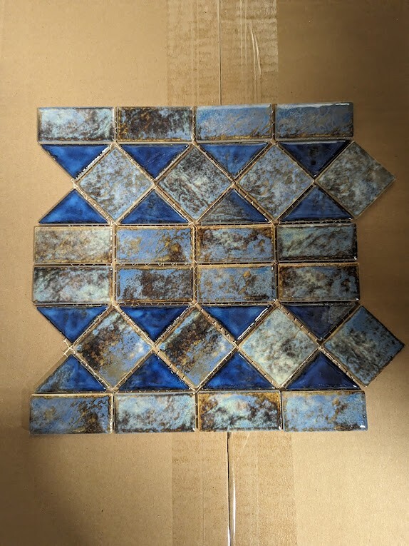Ocean Mosaic Border Marble Mosaic Borders Water Jet Laminated Marble