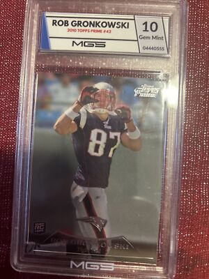 Rob Gronkowski 2010 Topps Prime #42 Rookie Card Gem Mint 10 | eBay