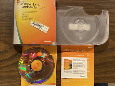 Microsoft Office Home and Student 2007 – Full Retail Box w/ Disc ...