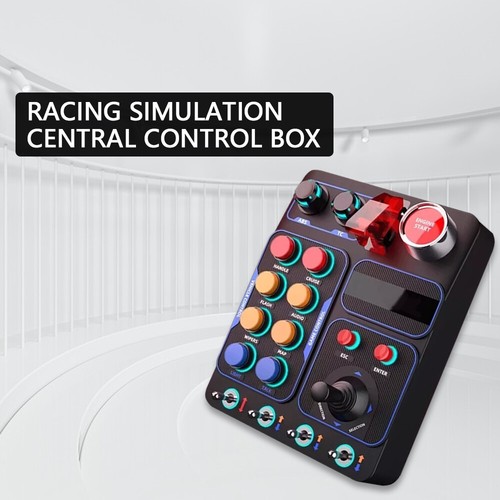 PXN CB1 Sim Racing Button Box+RGB Lighting & Buttons for Euro Truck ...