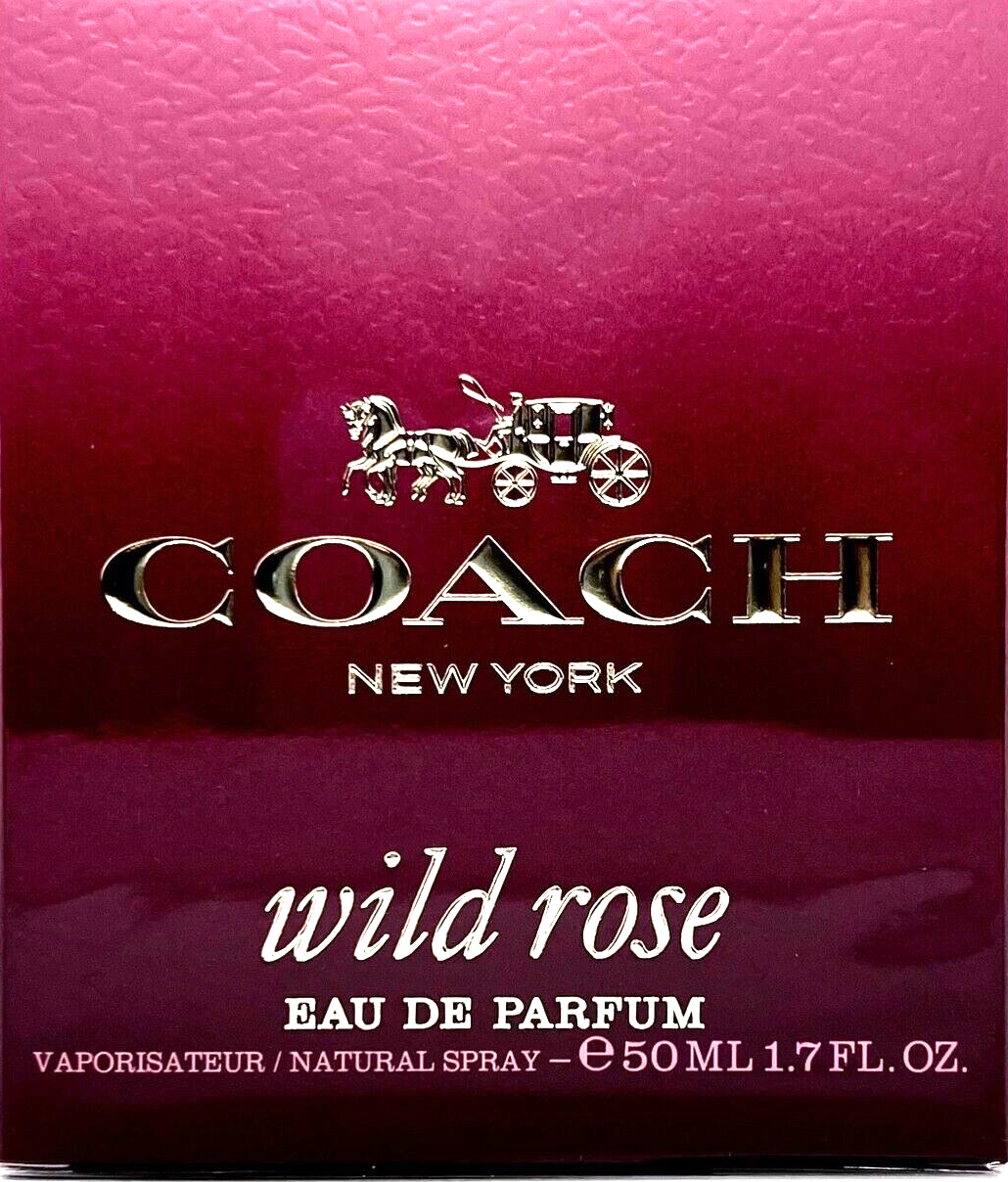 COACH WILD ROSE EAU DE PARFUM SPRAY FOR WOMEN 1.7 Oz / 50 ml BRAND NEW ...