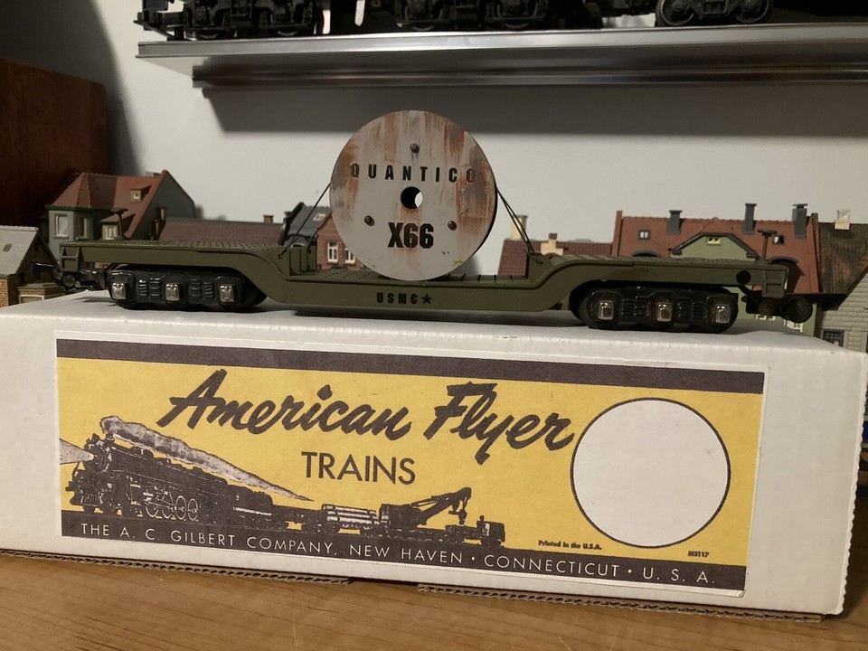 American Flyer 636 Custom USMC Reel Car | eBay