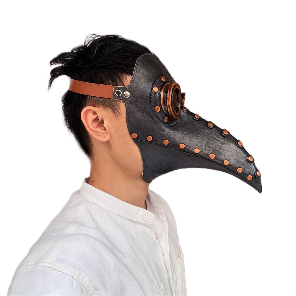 SPG Halloween Beak Face Cover Breathable Good Toughness Steampunk Bird ...