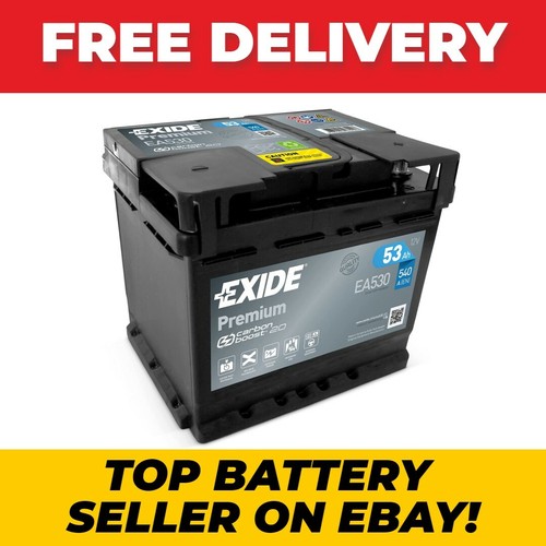 Exide 079TE Premium Carbon Boost EA530 53Ah 540A Car Battery | eBay UK