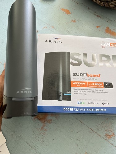 ARRIS G36 SURFboard DOCSIS 3.1 Gigabit Cable Modem and AX3000 Wi-Fi 6 ...