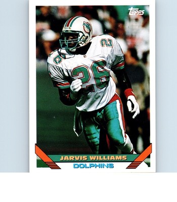 Jarvis Williams 617 Dolphins 1993 Topps Football Trading Card | eBay