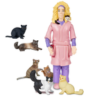 Crazy Cat Lady Action Figure Unique Gift Novelty Toy Kitten Lover Funny ...