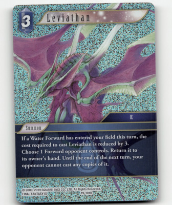 FOIL - Final Fantasy Leviathan From Nightmares Rare | eBay