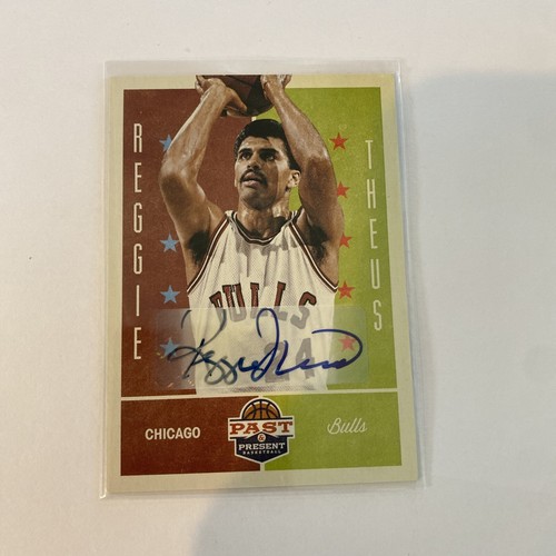 2012-13 Panini Past and Present Signatures #89 Reggie Theus AUTOGRAPH ...