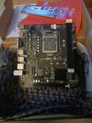 NEW for Intel B75M Socket LGA 1155 MicroATX Computer Motherboard DDR3 ...