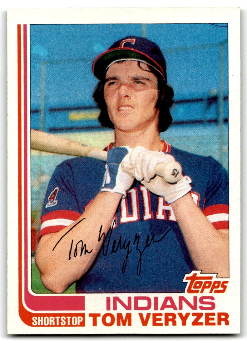 1982 Topps Tom Veryzer Cleveland Indians #387 | eBay
