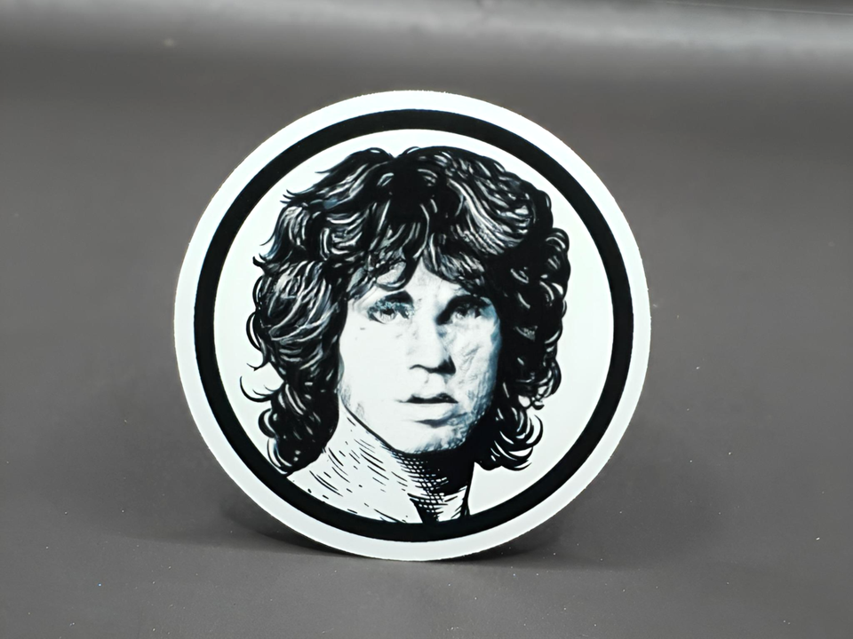 The Doors Inspired Stickers Jim Morrison Classic Rock Band Logo 60's 70 ...
